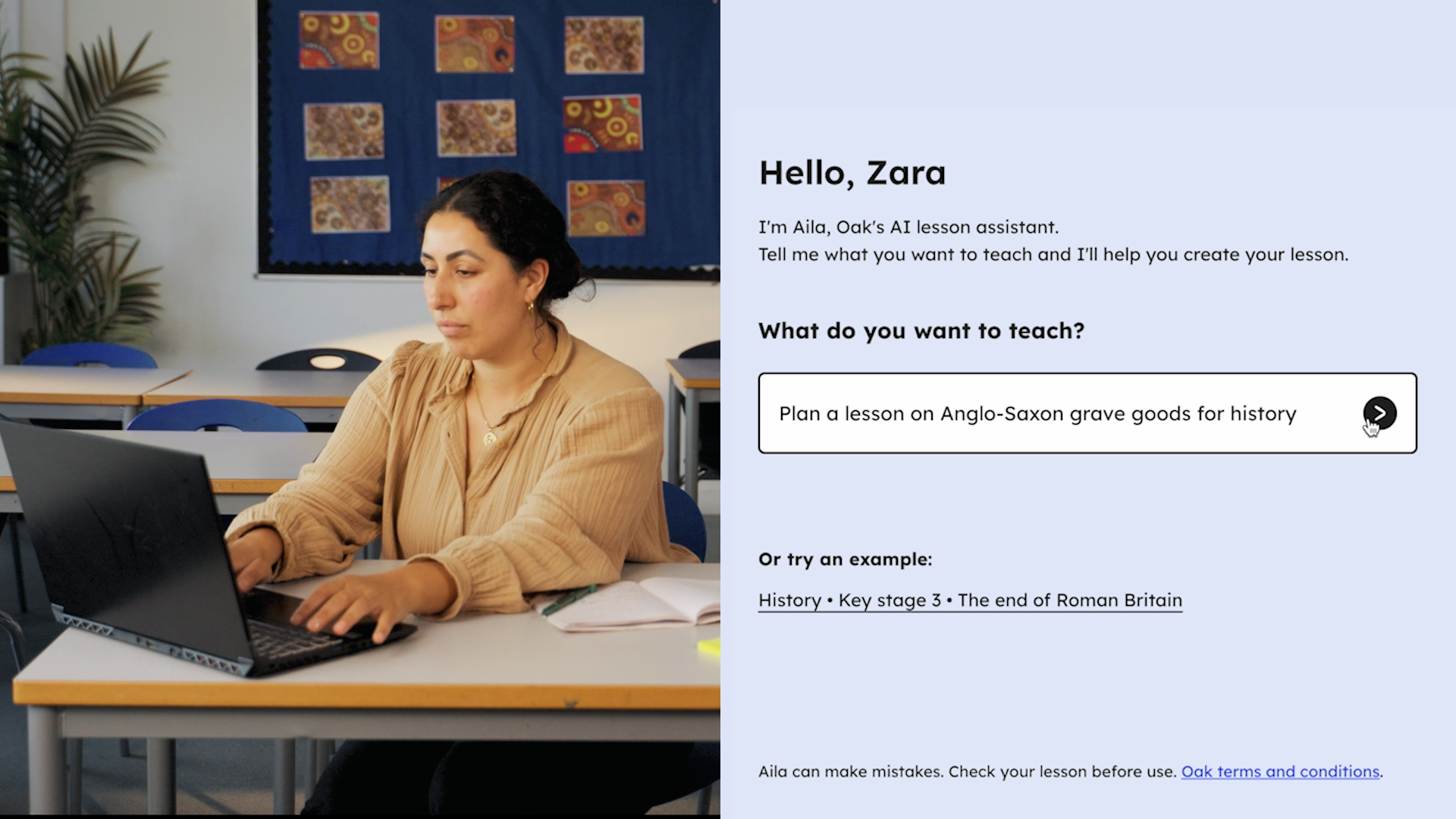 Free, AI-powered lesson assistant | Oak National Academy